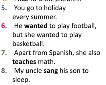 30 Verb Sentences, Verb Examples in Sentences - Example Sentences