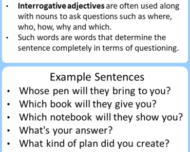 Adjective Examples Archives - Example Sentences